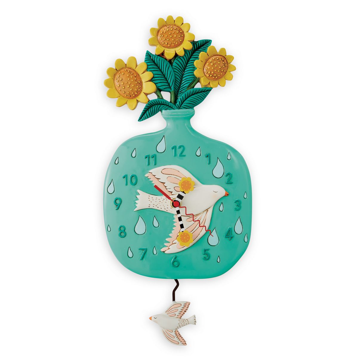 Peace & Sunshine - Pendulum Wall Clock – Maranoa Fields